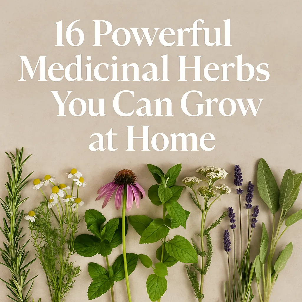 16 Powerful Medicinal Herbs You Can Grow at Home (and How to Use Them ...