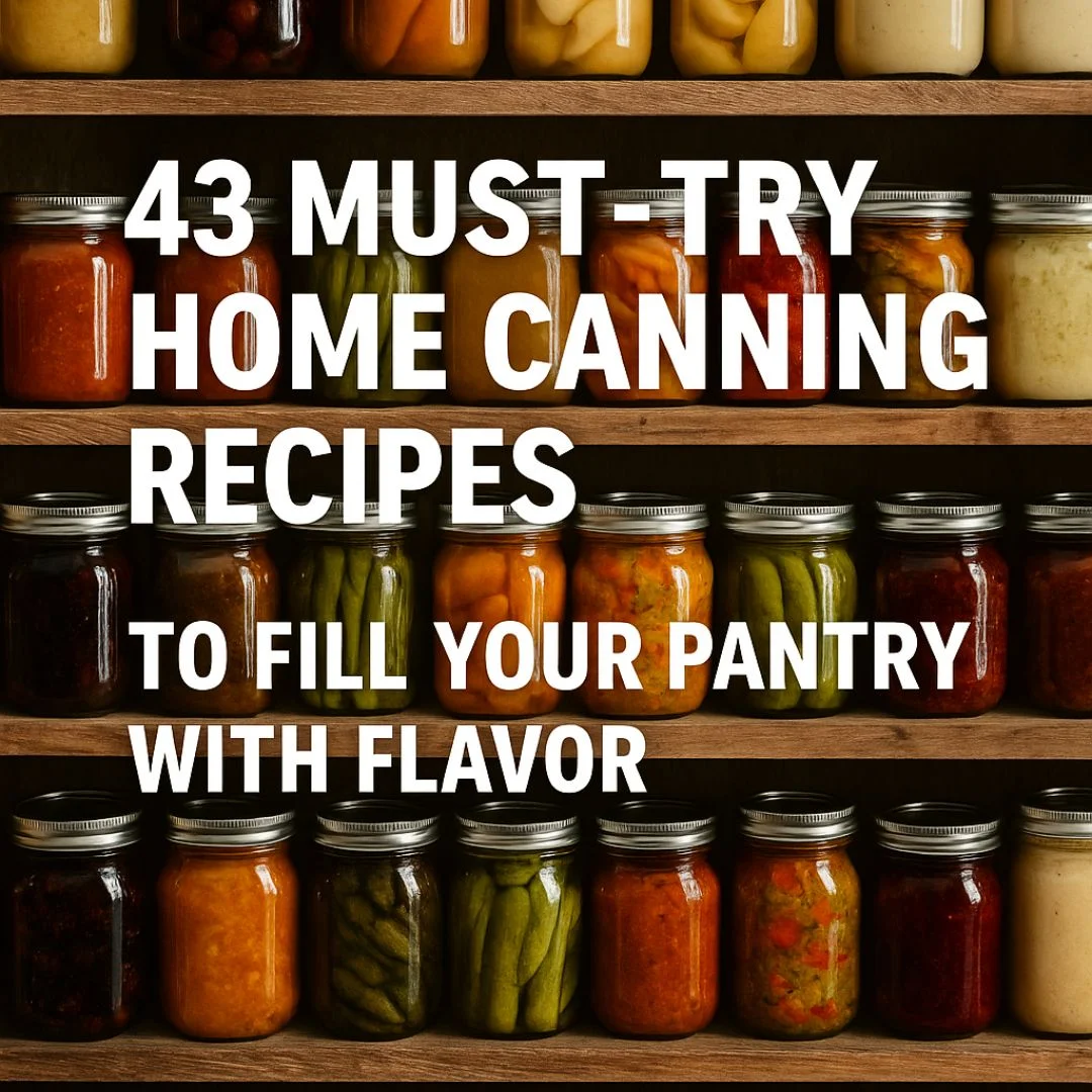 43 Must-Try Home Canning Recipes to Fill Your Pantry with Flavor ...