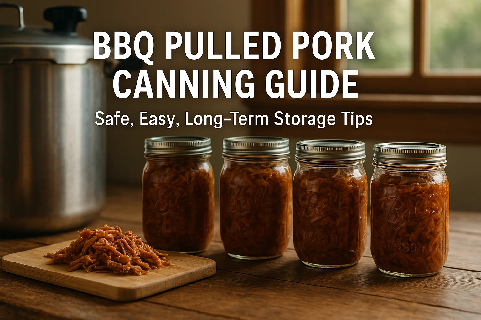 BBQ Pulled Pork Canning Guide (Safe, Easy, Long-Term Storage Tips ...