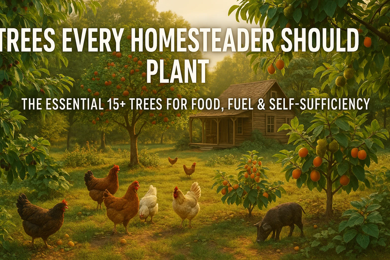 Trees Every Homesteader Should Plant: The Essential 15+ Trees for Food ...
