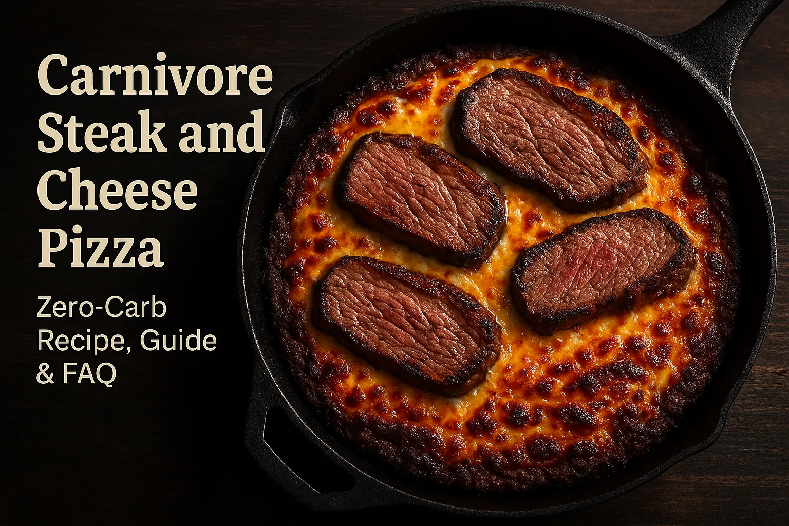Carnivore Steak and Cheese Pizza: Zero-Carb Recipe, Guide & FAQ ...