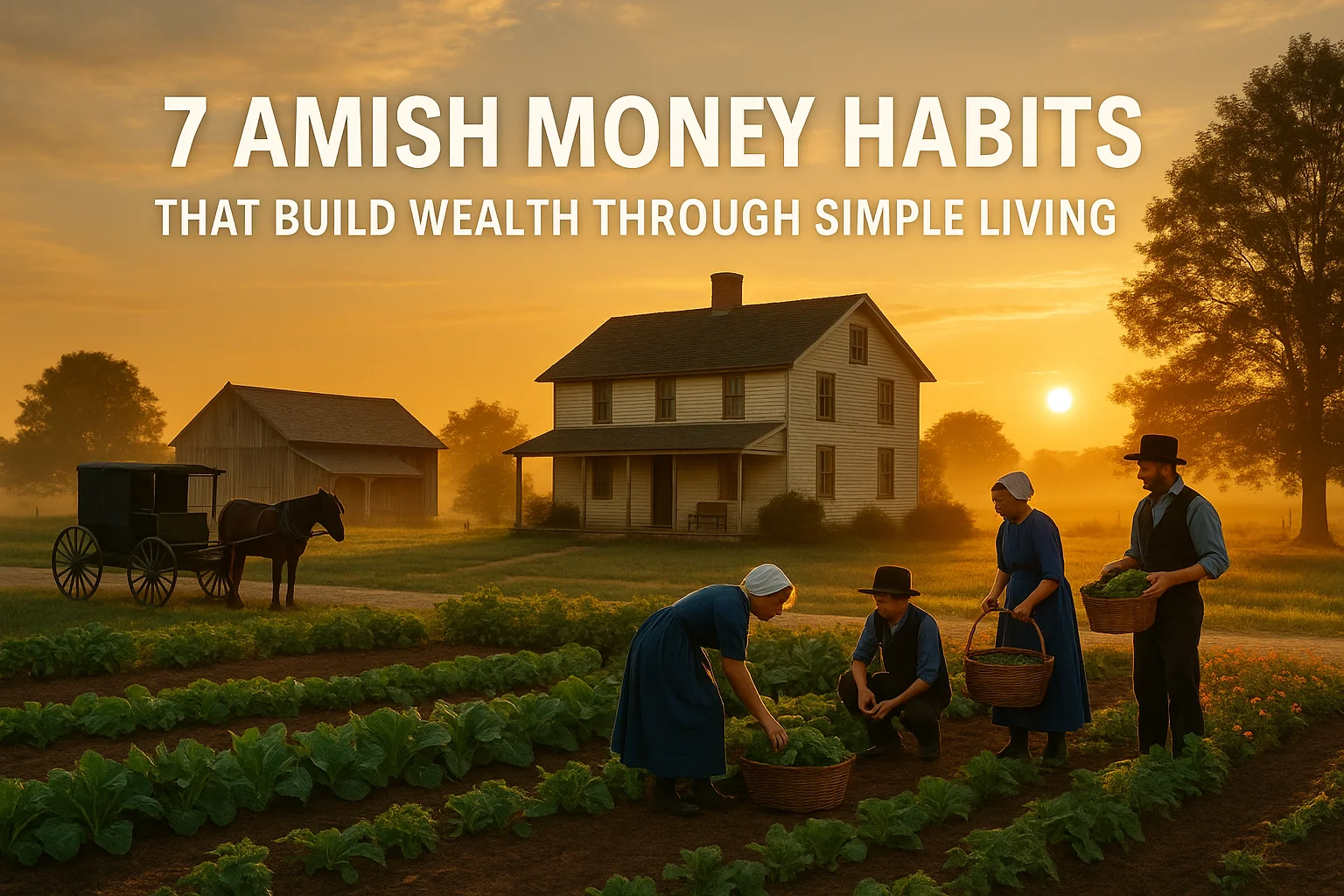 7 Amish Money Habits That Build Wealth Through Simple Living - Success ...
