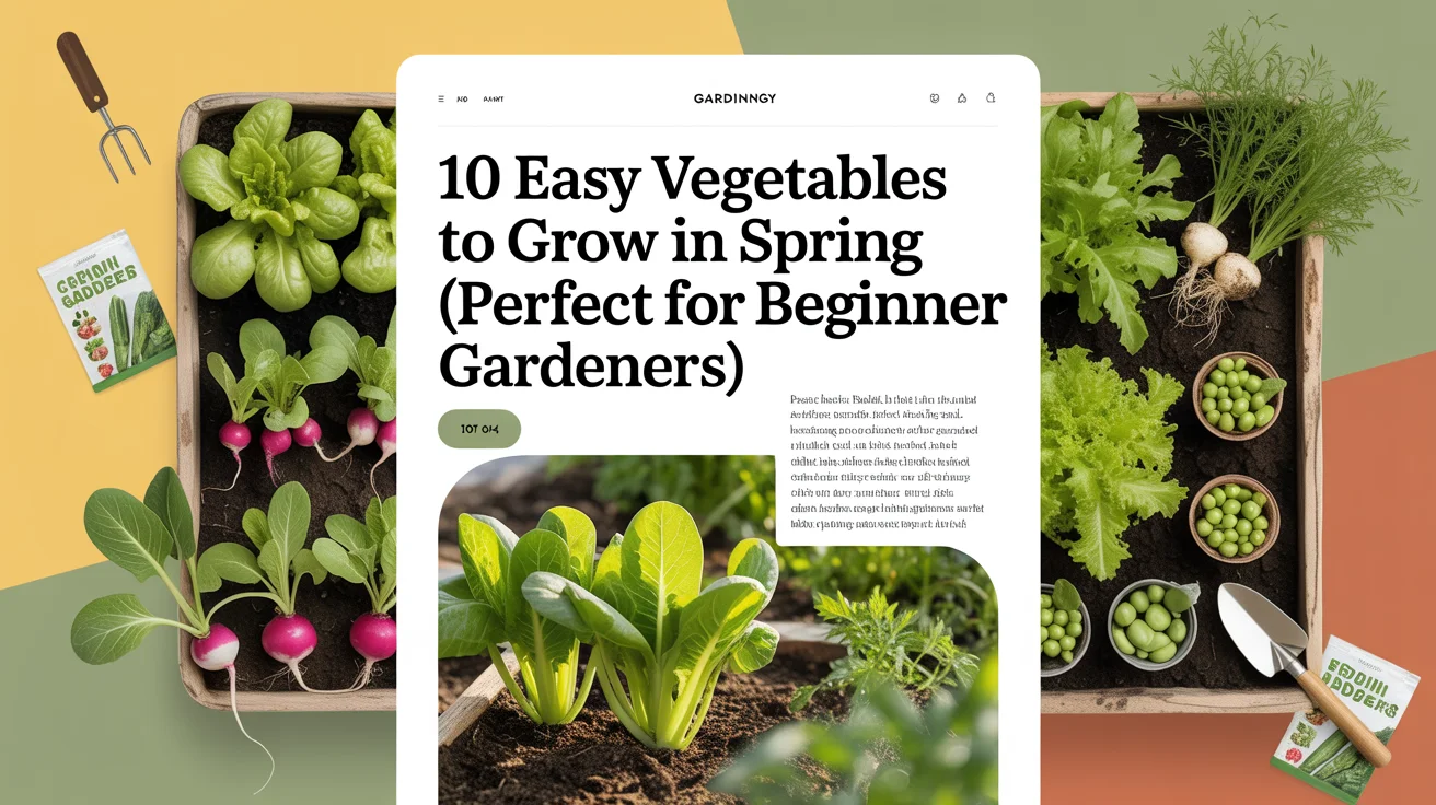 10 Easy Vegetables To Grow In Spring (Perfect For Beginner Gardeners ...
