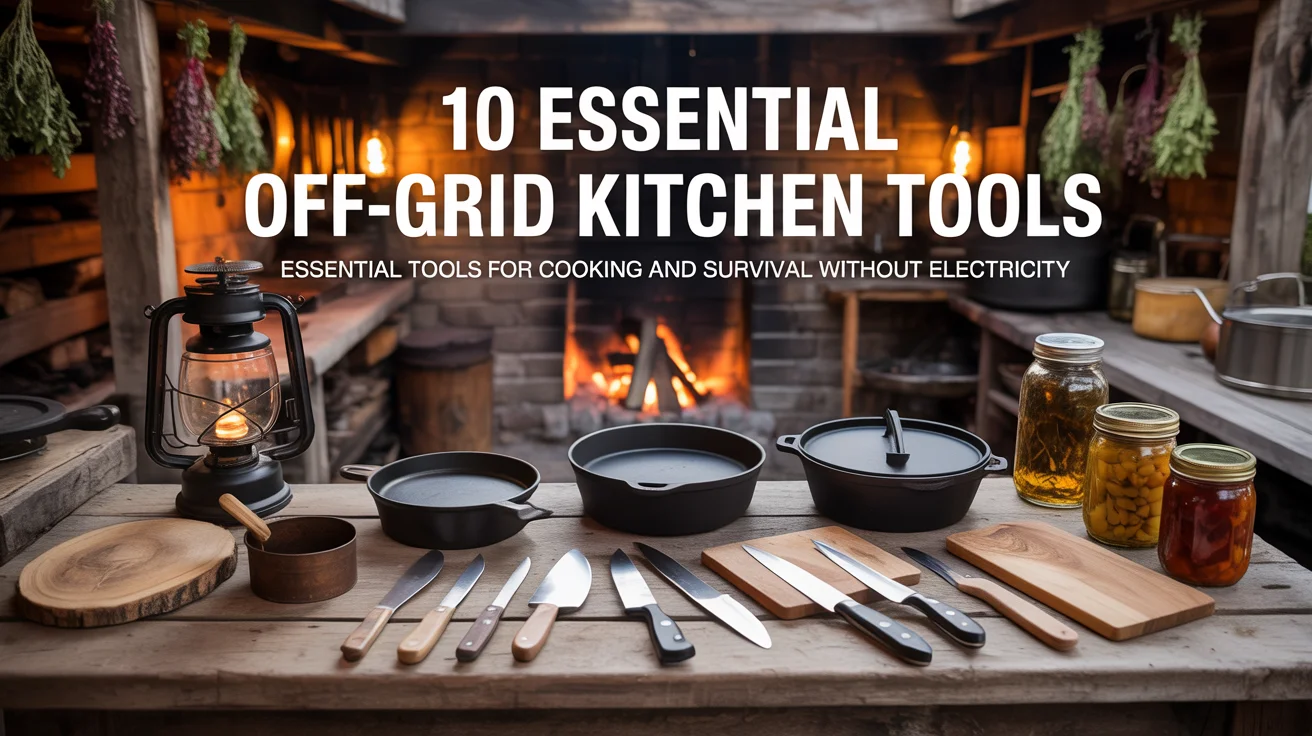 10 Essential Off-Grid Kitchen Tools for Self-Sufficient Living ...