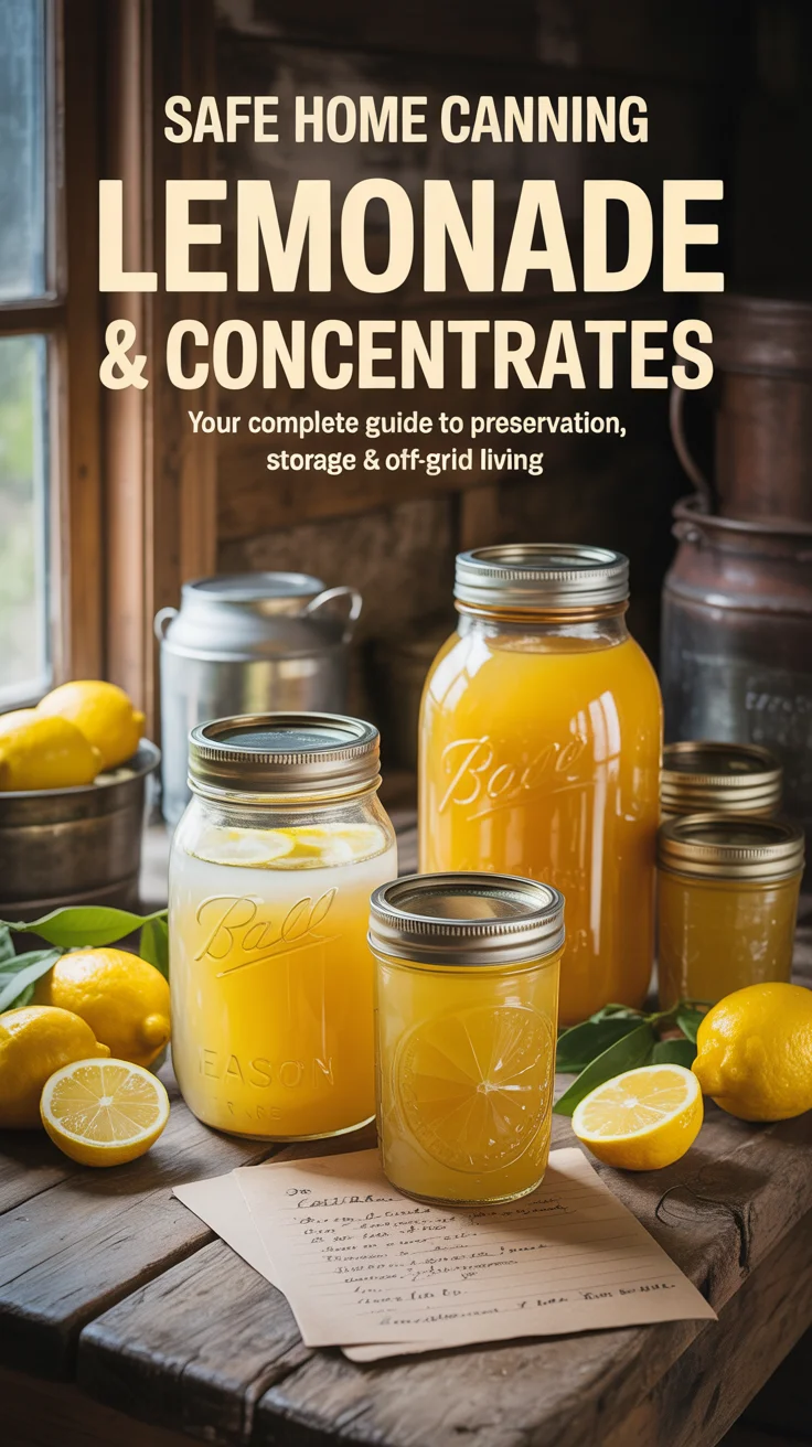 Canning Lemonade & Lemonade Concentrate: Safe Methods + Shelf Life ...