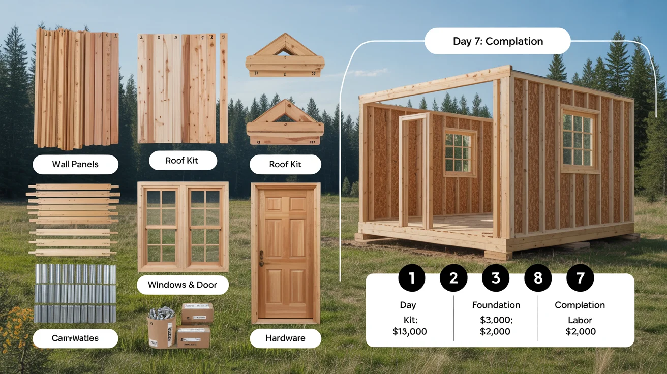 Flat-Pack Cabin Kit: What You Get + Real Build Timeline + Costs ...